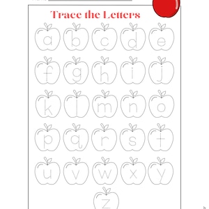 DIGITAL Alphabet Tracing Download Worksheets Zip Pdf Digital File ...