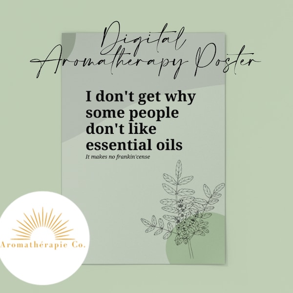 Essential Oil Poster - Etsy