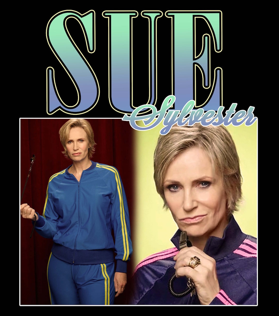 Sue Sylvester Shirt Designs PNG Vintage 90s Bootleg T Shirt - Etsy