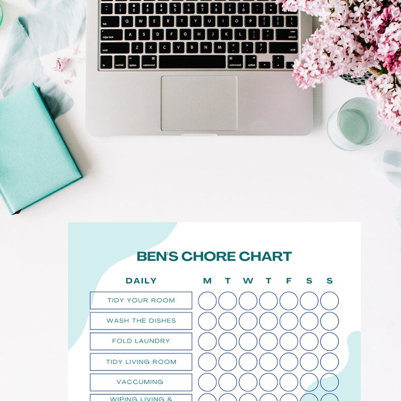 Chore Chart Printable Chore Chart Customizable Chore Chart - Etsy