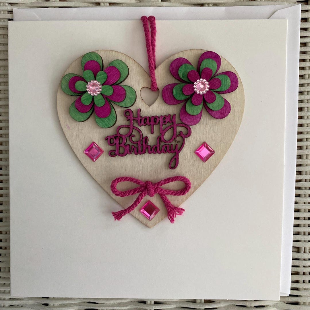 Happy Birthday Hanging Gift Card - Etsy