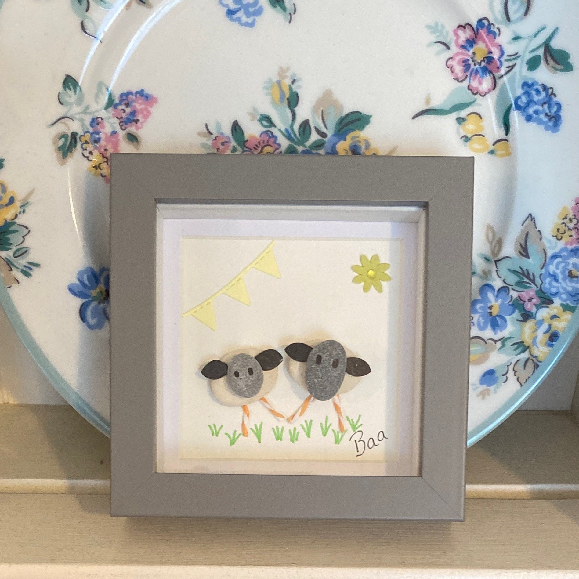Sheep Pebble Picture - Etsy