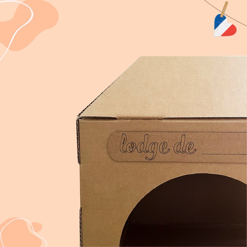 Cardboard House for Rabbit - Etsy