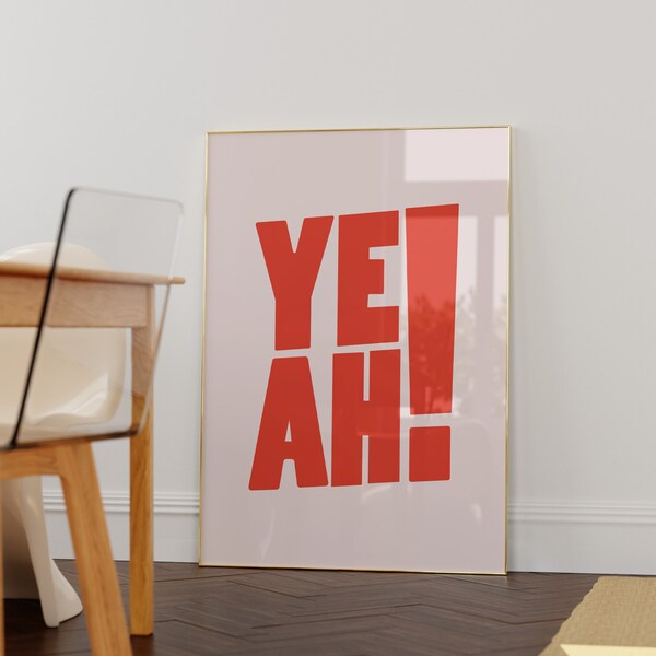 Typography Art Print - Etsy