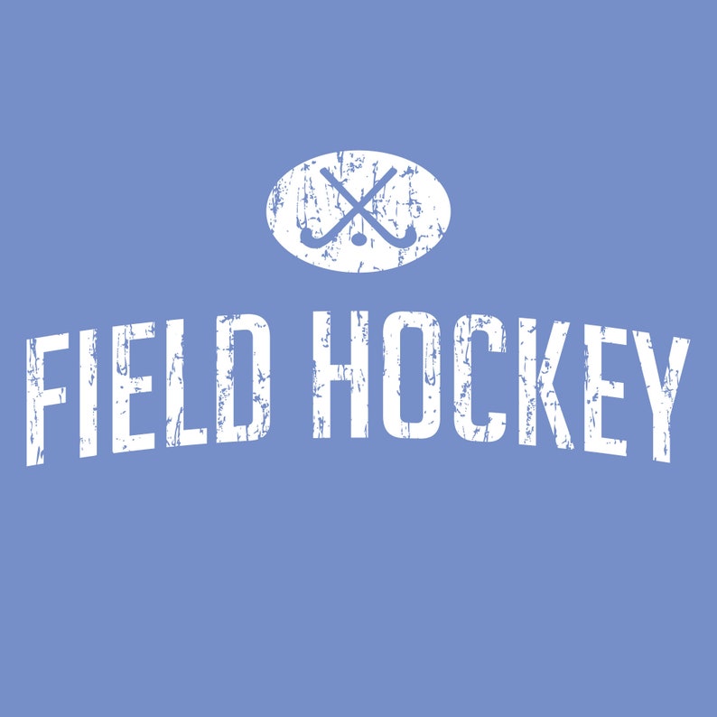 Field Hockey Flo Blue Comfort Colors Crewneck Sweatshirt - Etsy