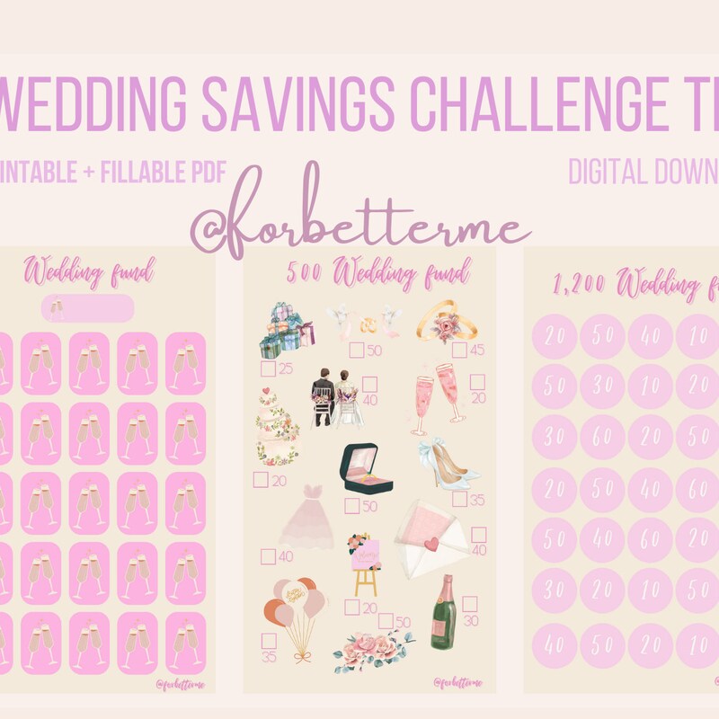 Cash Challenge for Weddings - Etsy