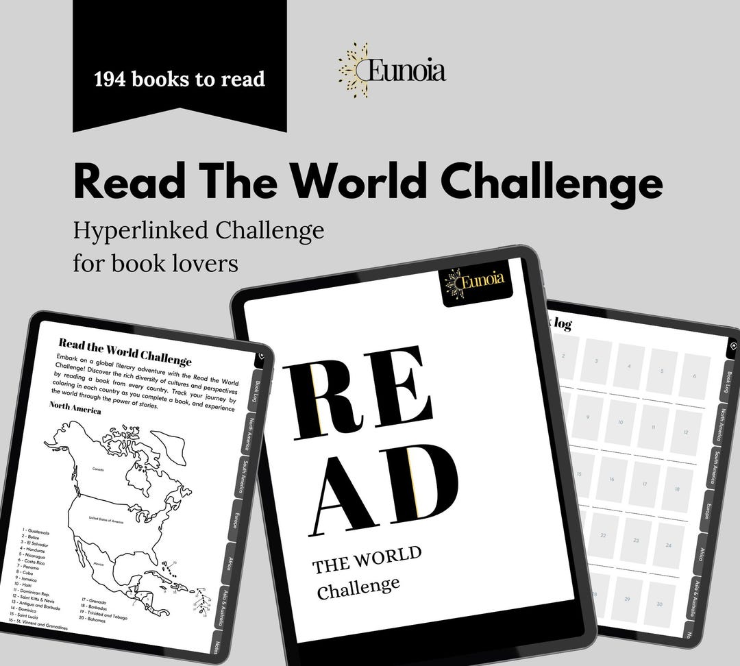Read the World Challenge | Book Lovers Reading Tracker for iPad and ...