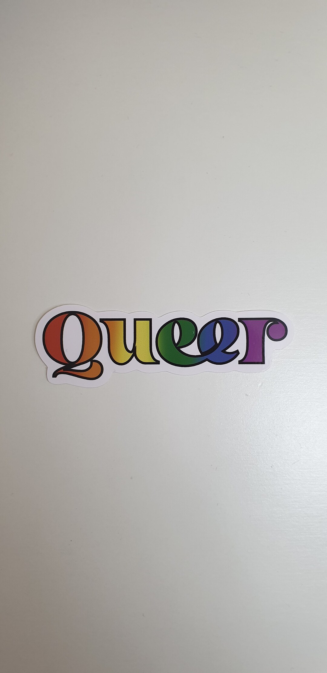 Queer Sticker Pride Sticker Rainbow LGBTQ - Etsy