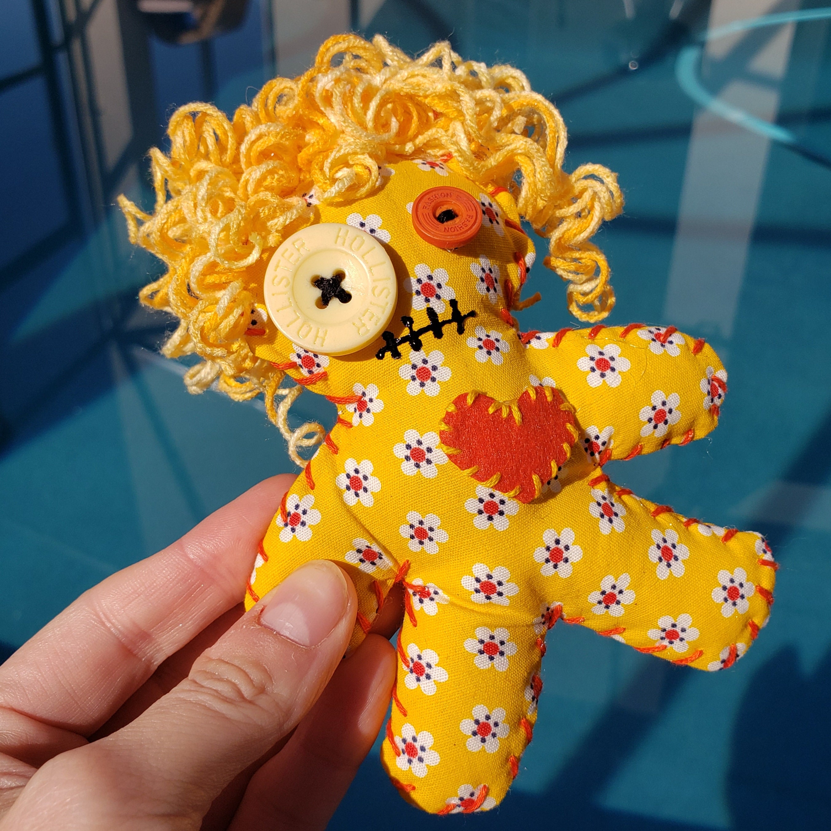 Mini Poppet Doll, Creepy Cute Doll, Witchcraft, Wicca, Magic Spell ...