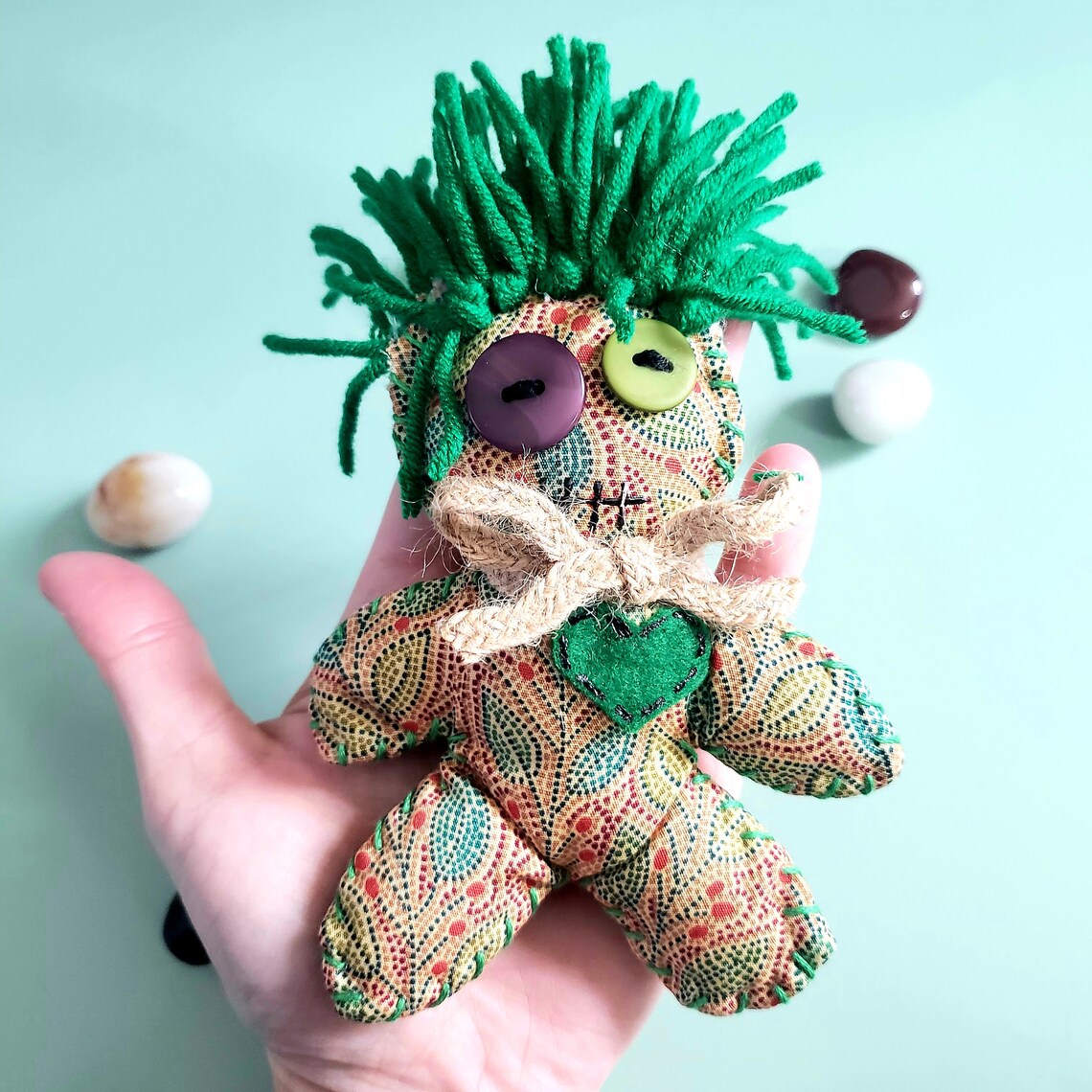 Mini Poppet Doll, Creepy Cute Doll, Witchcraft, Wicca, Magic Spell ...