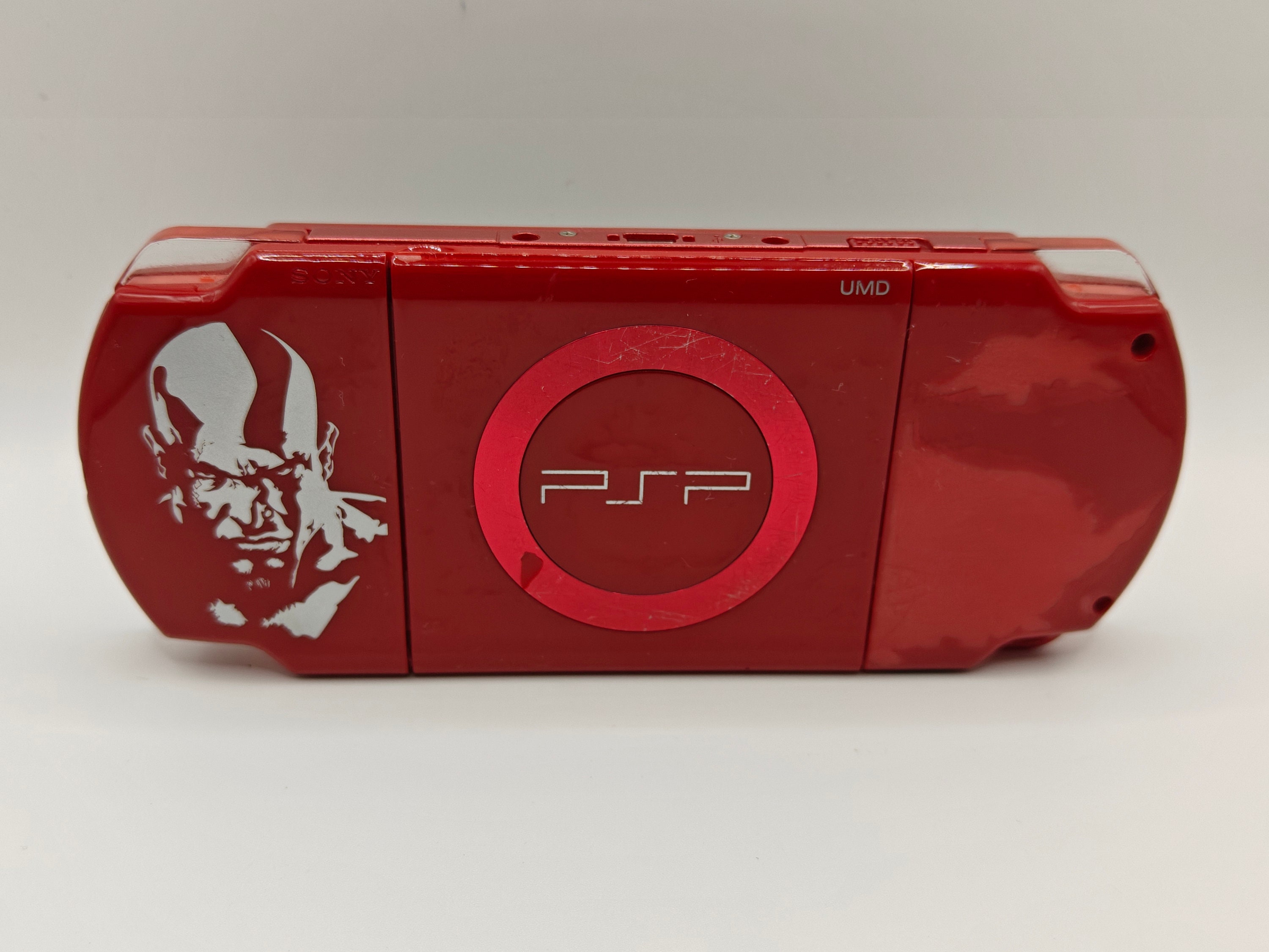 Sony PSP 2001 God of War Red Handheld System W/ Free Game Monster ...