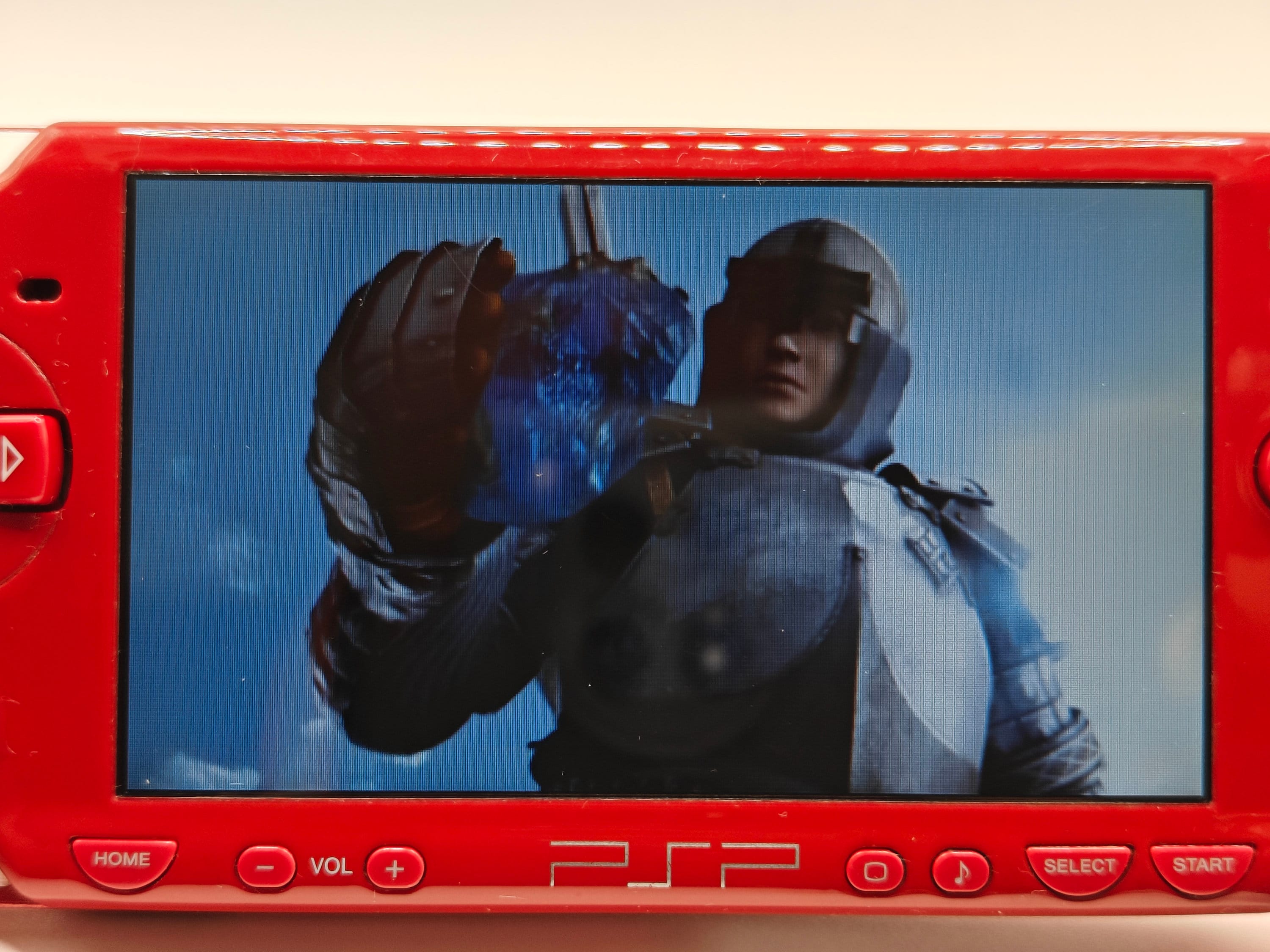 Sony PSP 2001 God of War Red Handheld System W/ Free Game Monster ...