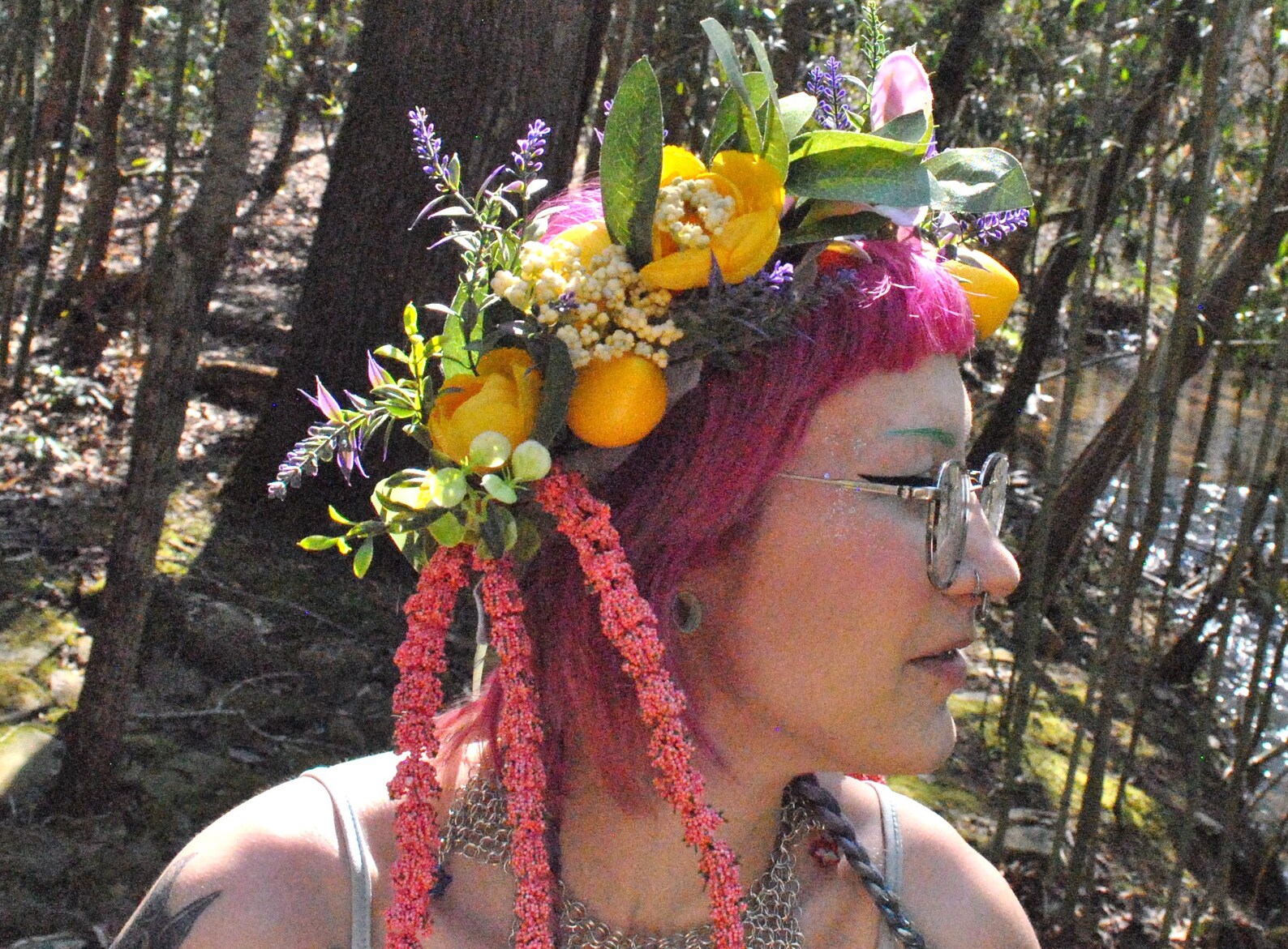 Demeter's Bloom Fairy Crown, Flower Crown, Goddess Crown - Etsy