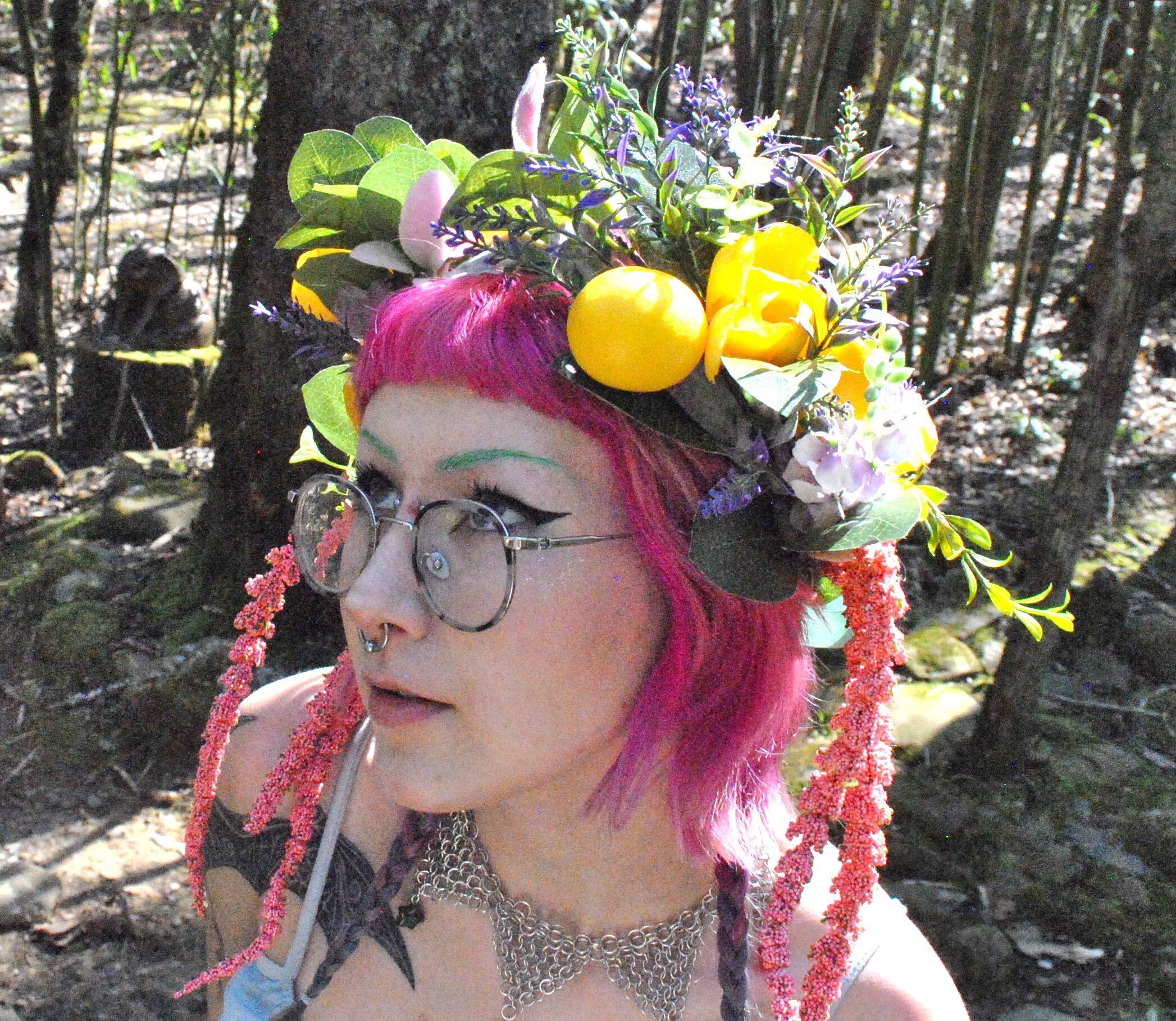 Demeter's Bloom Fairy Crown, Flower Crown, Goddess Crown - Etsy