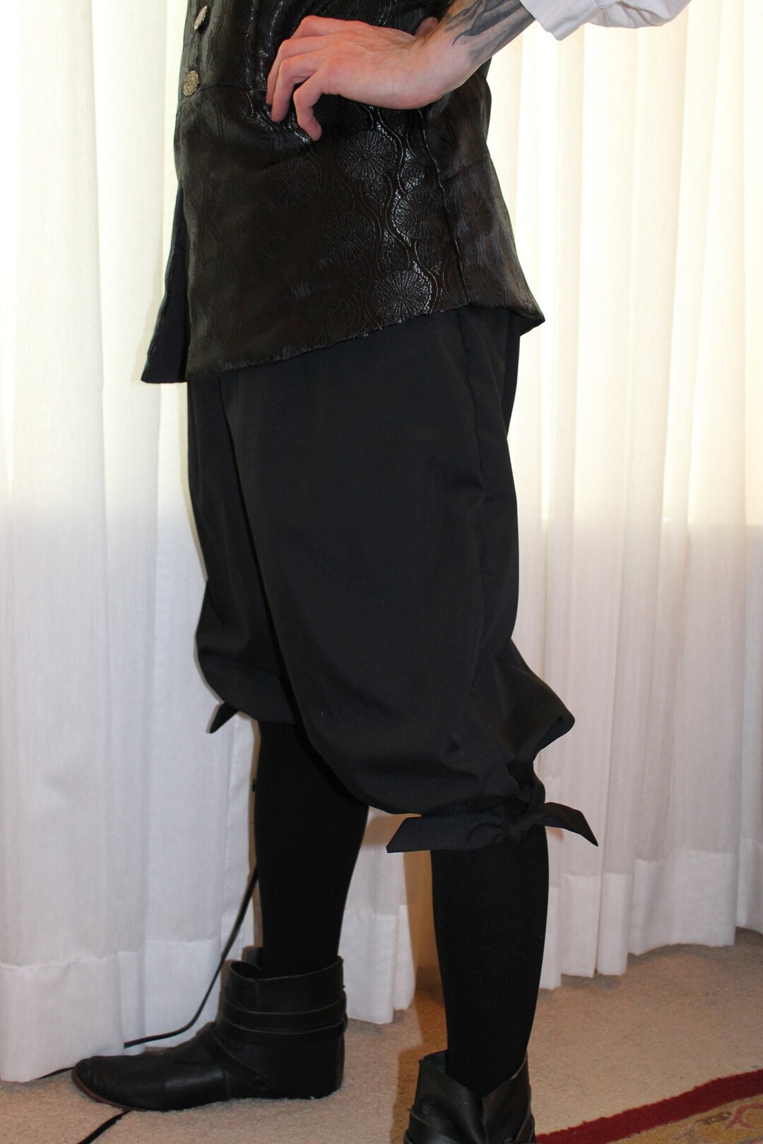 Ricky Tie Cuff Cropped Pants - Etsy