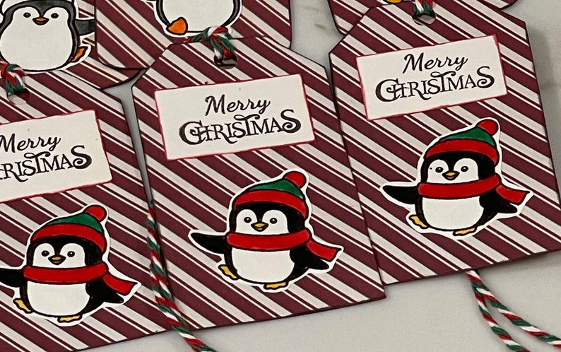 Christmas Gift Tags, Penguin Gift Tags, Holiday Gift Tags - Etsy