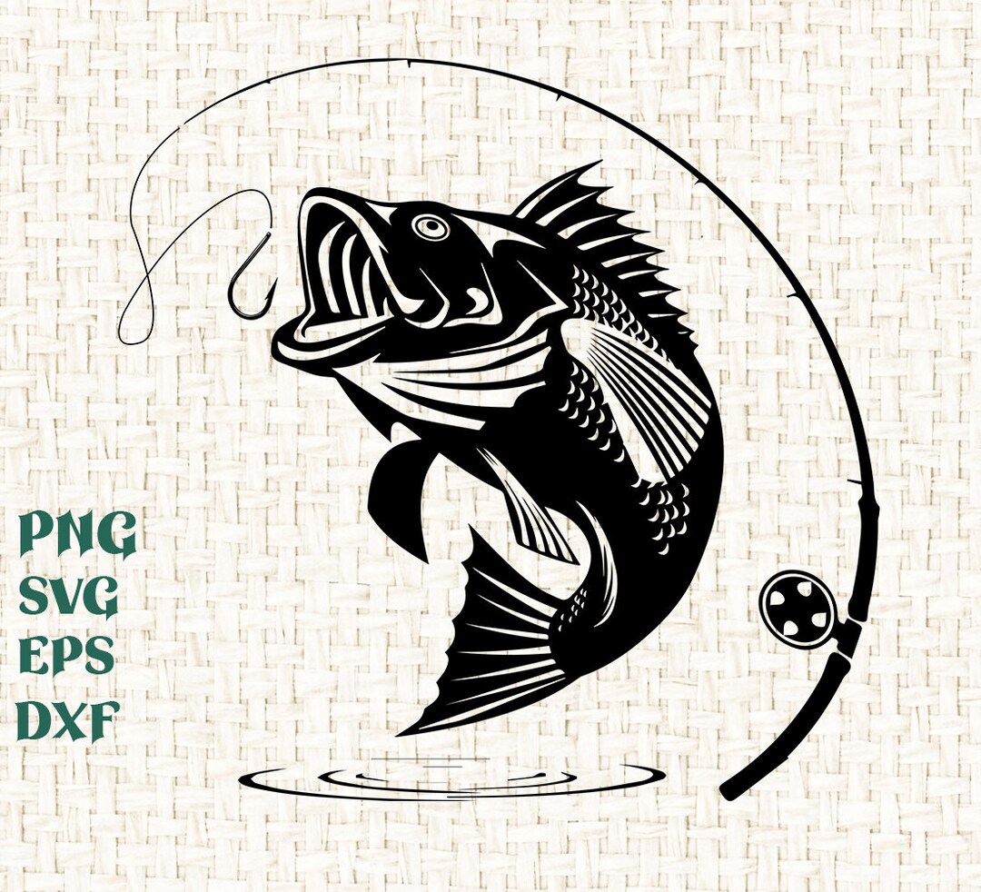 Fishing PNG, SVG, Eps, Dxf, Fish SVG - Etsy