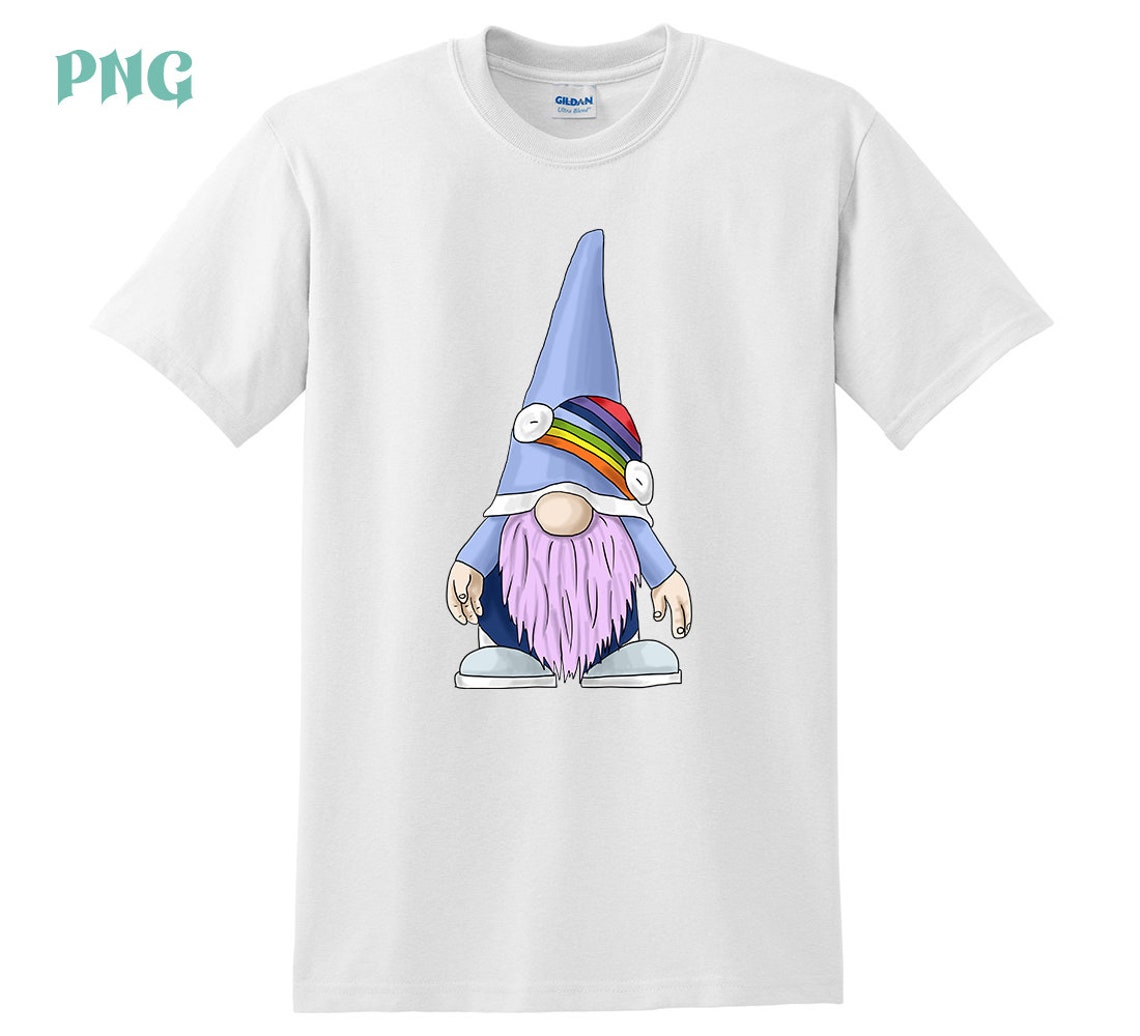 Rainbow Gnome Clipart Png Graphic , Pride PNG, Hand Drawn Gnomes ...