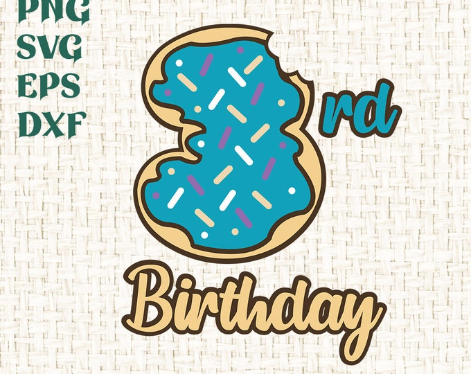 Number Donut Svg, Dxf, Eps, Png, Jpg, SVG, Number Donut Clip Art ...