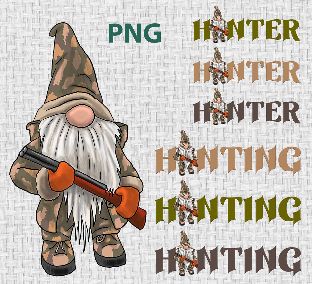 Hunter Gnome PNG, Hunter, Hunting, PNG, Sublimation - Etsy