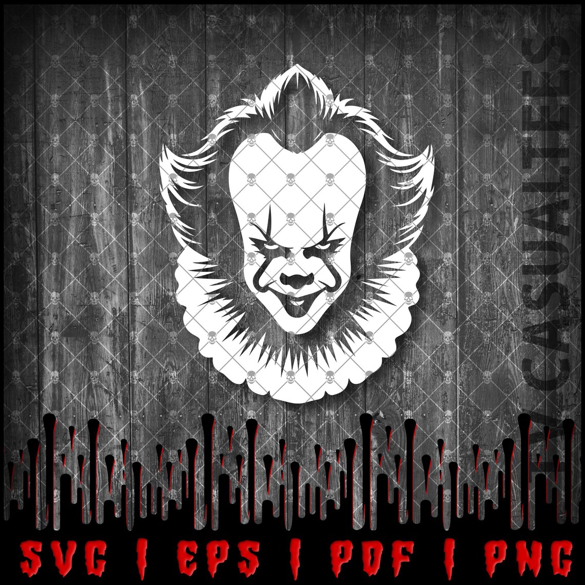 Six Pack of Horror Characters Bundle in Svg, Eps, Pdf, and Png ...