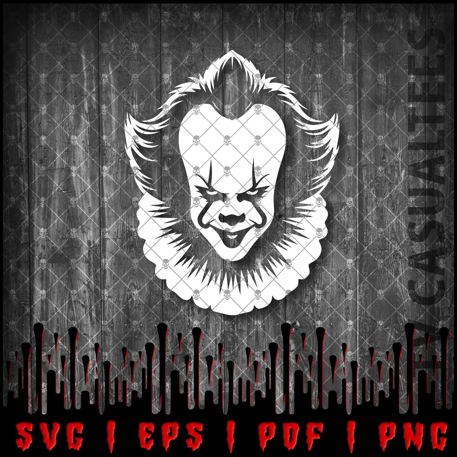 Six Pack of Horror Characters Bundle in Svg, Eps, Pdf, and Png ...