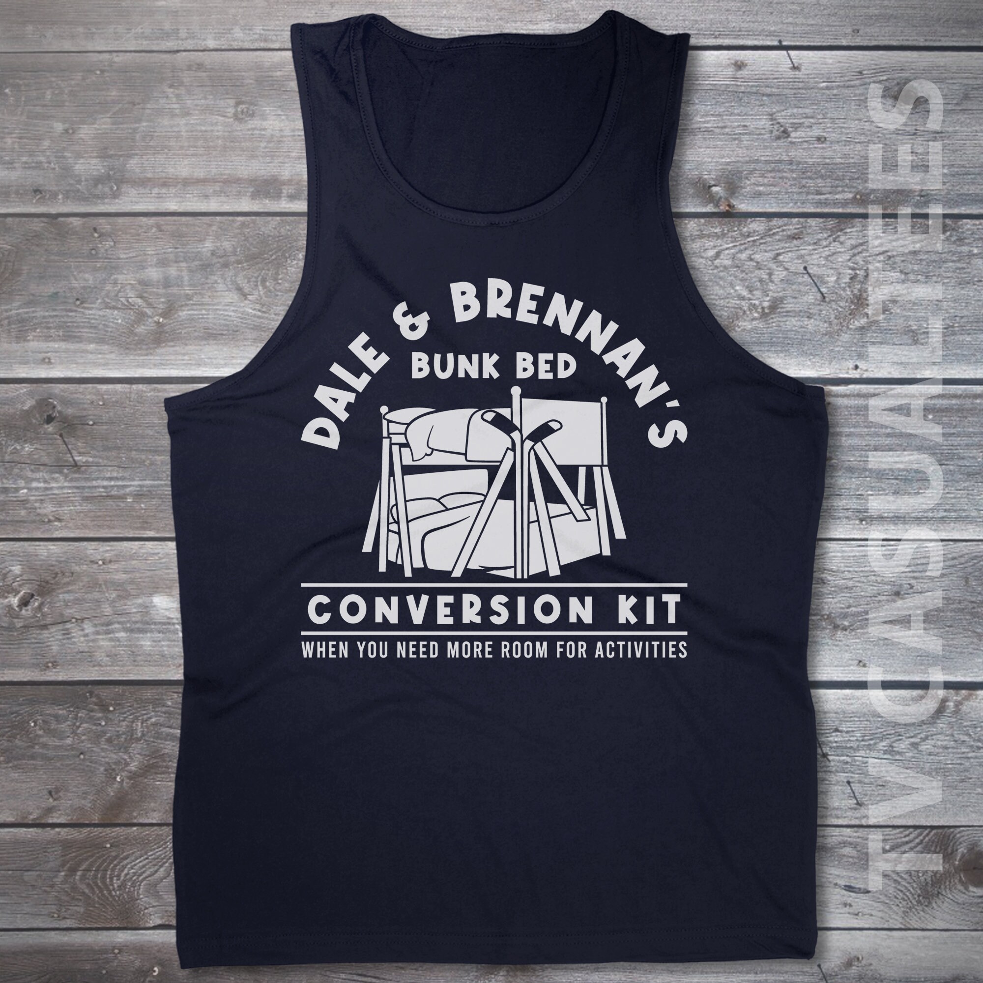 Dale & Brennan's Bunk Bed Conversion Kit Mens T-shirt or Tank Top funny ...