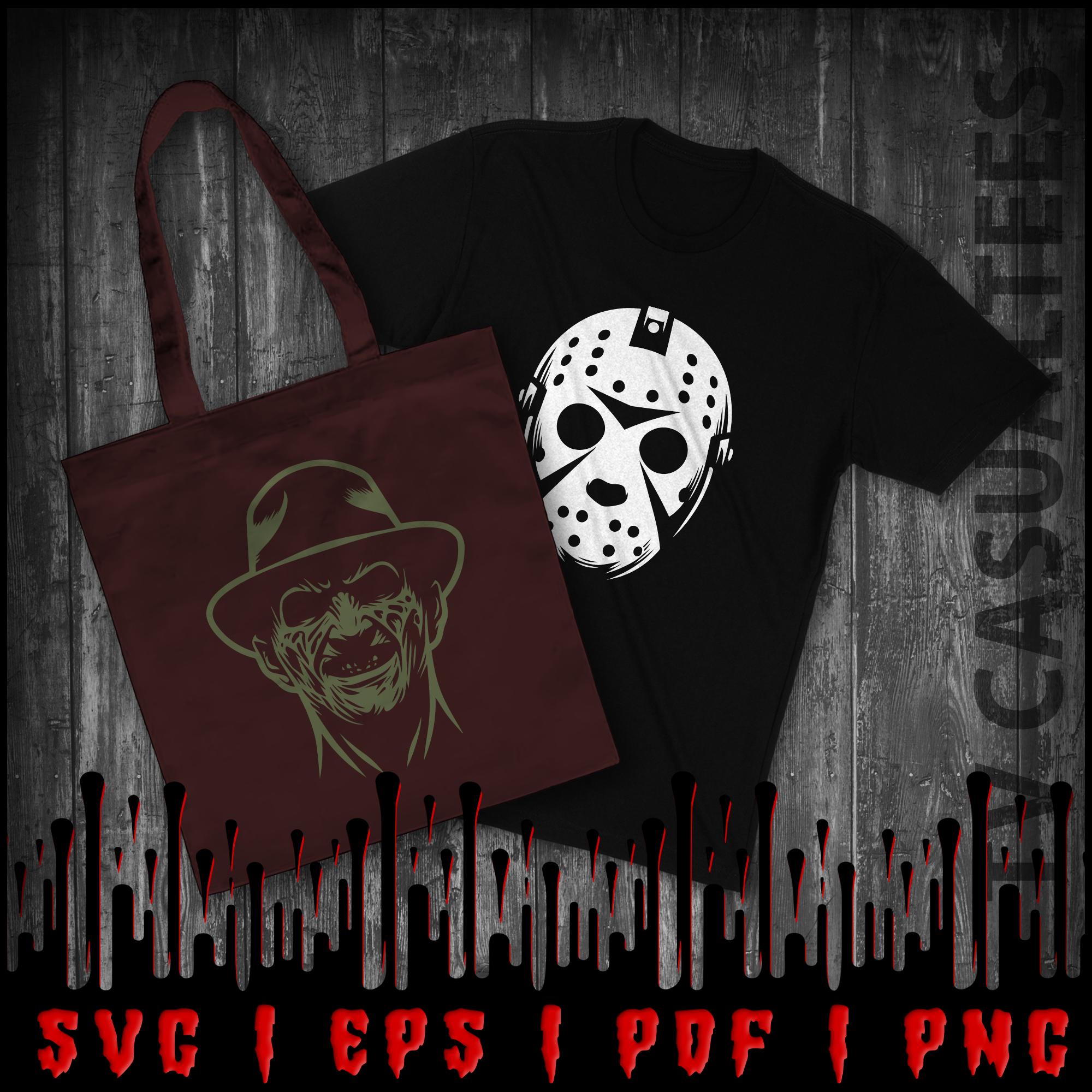 Six Pack of Horror Characters Bundle in Svg, Eps, Pdf, and Png ...