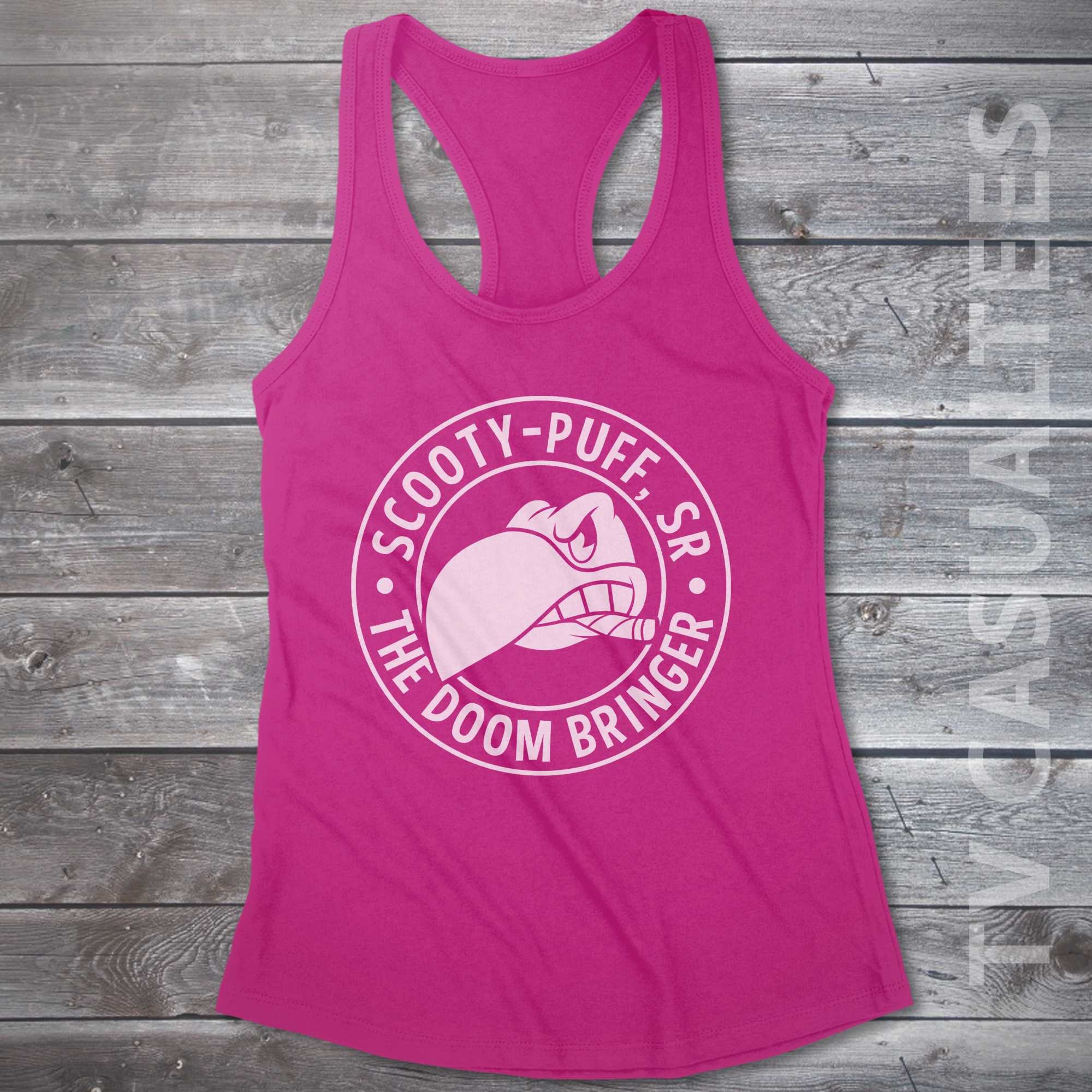 Scooty-puff Sr. the Doom Bringer Ladies Racerback Tank Top - Etsy