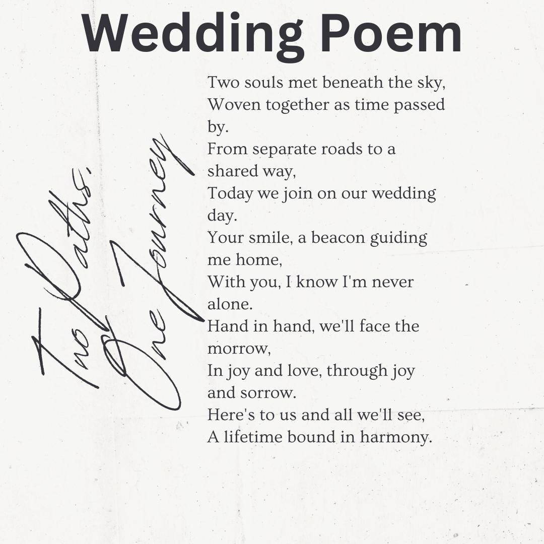 Custom Personalized Poem - Unique Gift for Any Occasion - Etsy