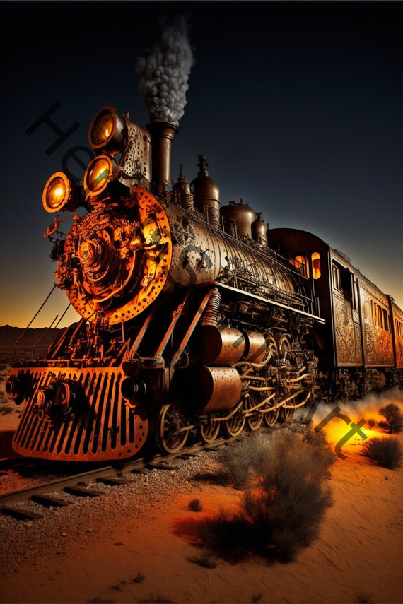 Steampunk Train Set