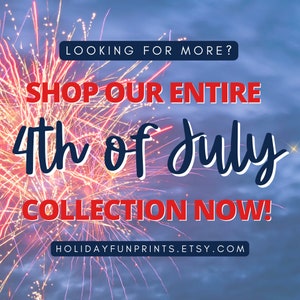 4th of July Charades Game: Printable Party Activity (digital Download ...