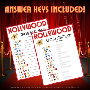 Oscars Party Game Bundle: 20 Printable Games (digital Download) - Etsy