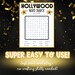 Oscar Party Word Search Game: Hollywood Awards (PDF) - Etsy
