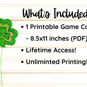 St. Patricks Day Scattergories Game, St Patricks Games, St Patricks ...