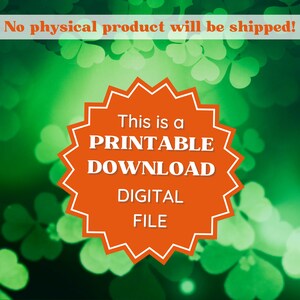 St Patricks Day Pictionary Game, St Patricks Games, St Patricks Game ...