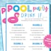 Word Scramble Pool Party Printable Game, Pool Party Games, Pool Party ...