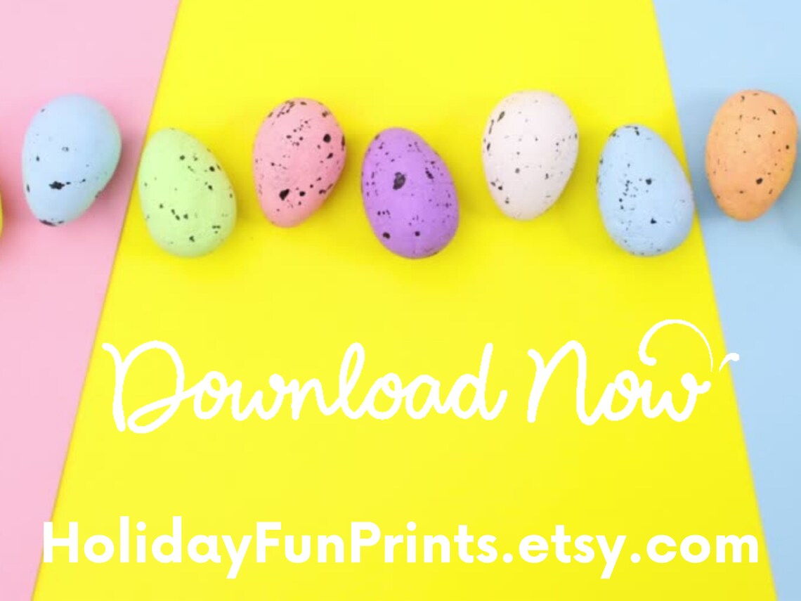 Rabbit Match up Printable Easter Game Group Games Trivia - Etsy