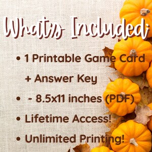 True or False Fall Trivia Game: Printable Autumn Activity (digital ...