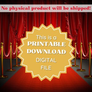 Oscars Party Trivia Game, Academy Awards, Academy Award Party, Oscar ...