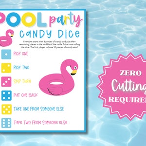 Printable Pool Party Games 8 Game Bundle Vol. 1, Trivia Games, Candy ...