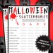Scattergories Halloween Game Printable Word Games Halloween - Etsy