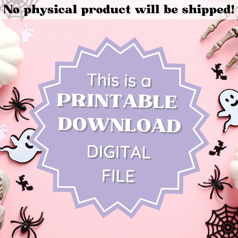 Ghouls Night in Charades Printable Word Game Ghouls Night - Etsy