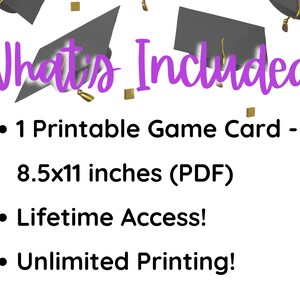 Graduation Party Game: What's on Your Phone Printable (digital Download ...