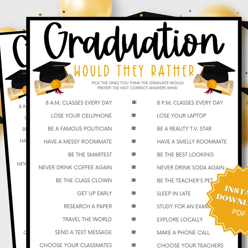 Graduation Games - Etsy