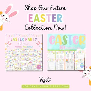 Scattergories Easter Game Printable, Family Fun Activity, Kids Easter ...
