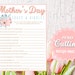 Jokes and Riddles Trivia Printable Mothers Day Game, Group Games ...