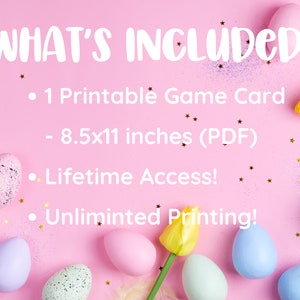 Easter Bunny Word Game, Easter Games for Kids, Printable Easter Games ...