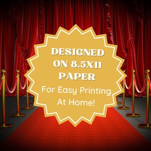 Oscars Party Trivia Game, Academy Awards, Academy Award Party, Oscar ...