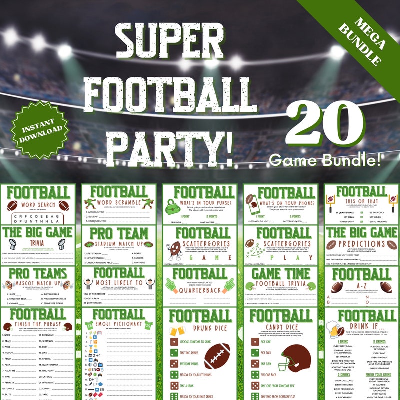 Super Bowl Banner - Etsy